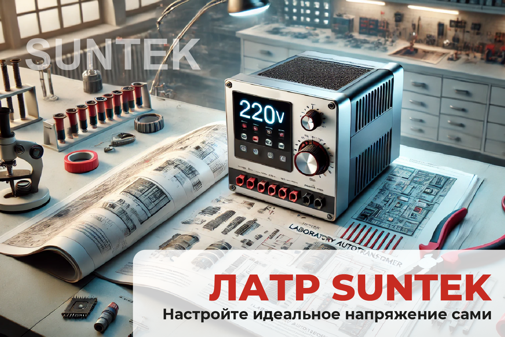 ЛАТР SUNTEK — когда напряжение под контролем! Настройте идеальное ...